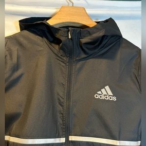 adidas | Jackets & Coats | Nwt Adidas Lightweight Own The Run Black ...